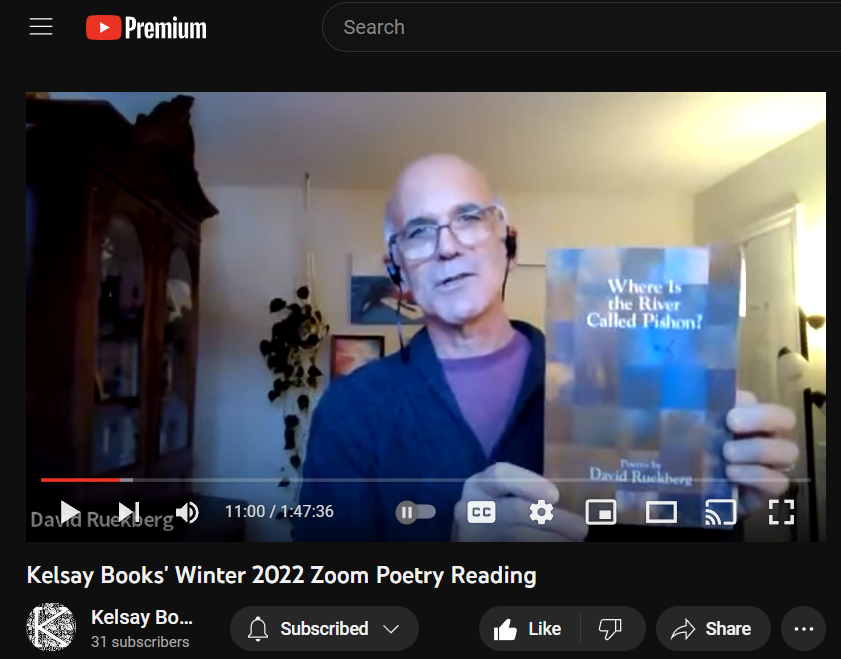 Kelsay Books Poetry Reading: Where Is the River Called Pishon? - David ...